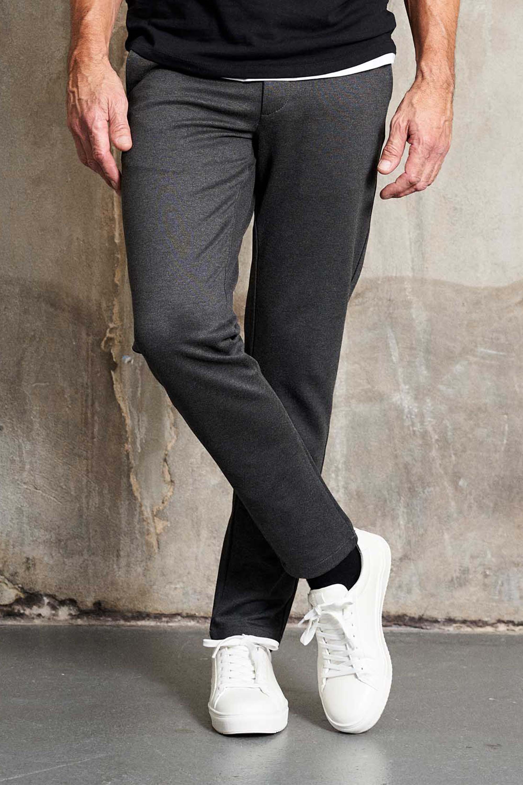 Performance Pants 'Arden' - Dark Grey Melange – Brdr Simonsen